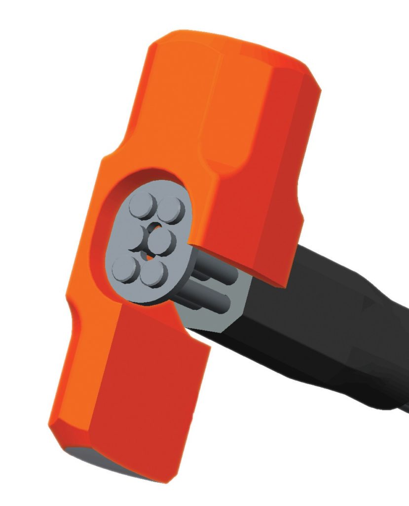 GROZ Indestructible Handle Copper Headed 14lbs Sledge Hammer 30″ handle ...