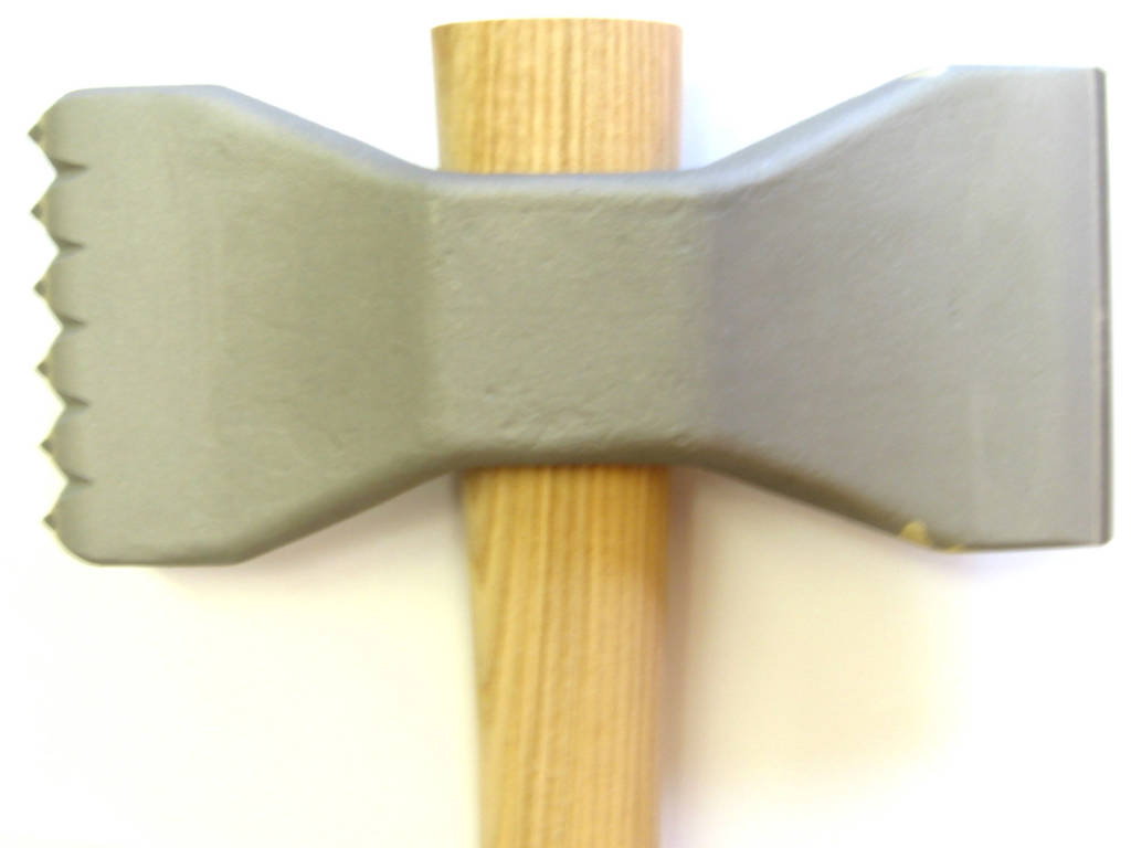 Bavaria mason’s blade point axe carbide blade and teeth – StoneToolShop ...